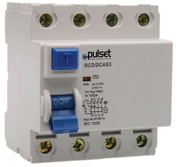 Buy 4 Pole RCD 30mA | Buy RCDs Best Rate | A-Type 4 Pole RCD 30mA (NZ ...