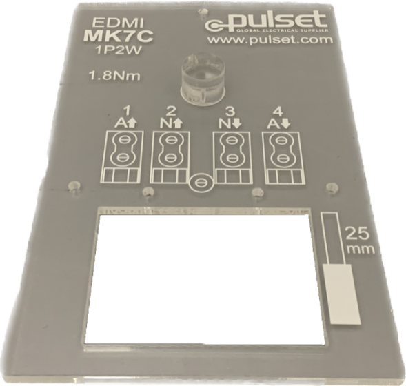 Metering Template Transparent Acrylic