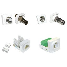 F type connector , F type mechanism, female Sockets, wire connectors ...